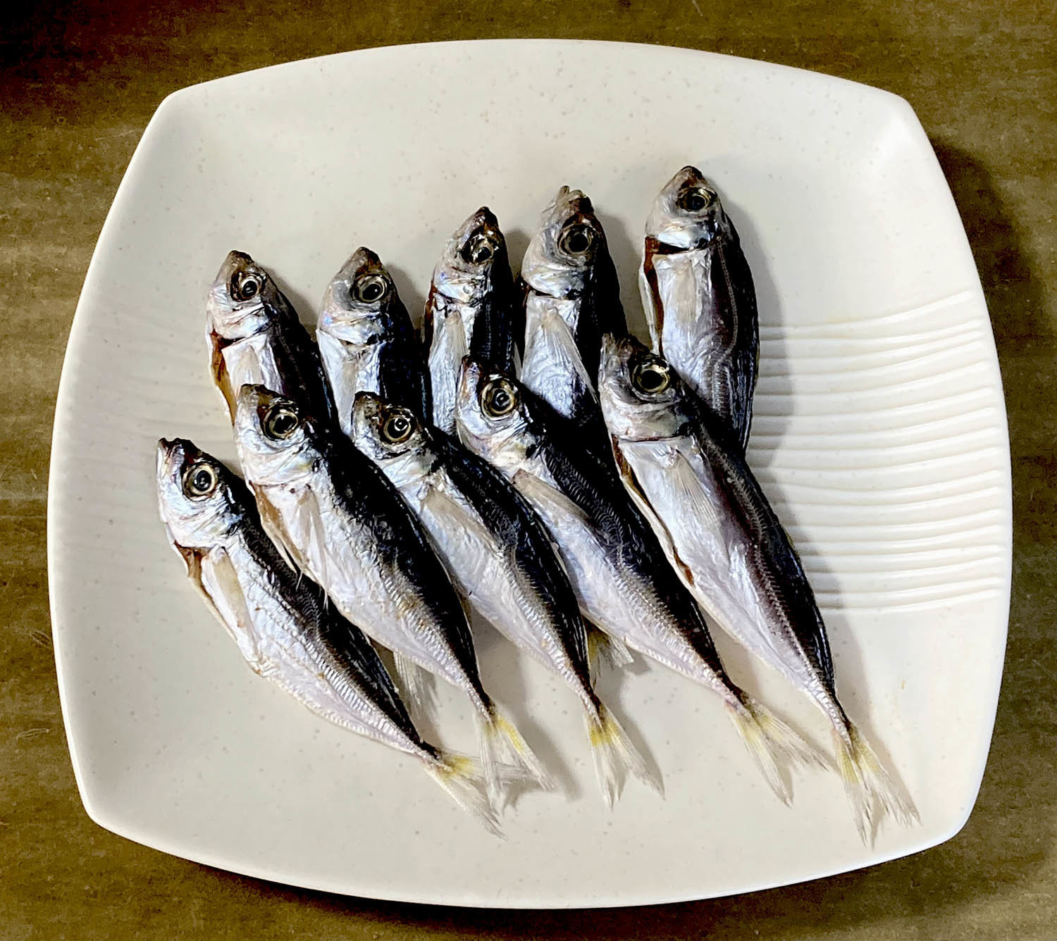 小アジの丸干し: ヒゲメバルの釣りブログ