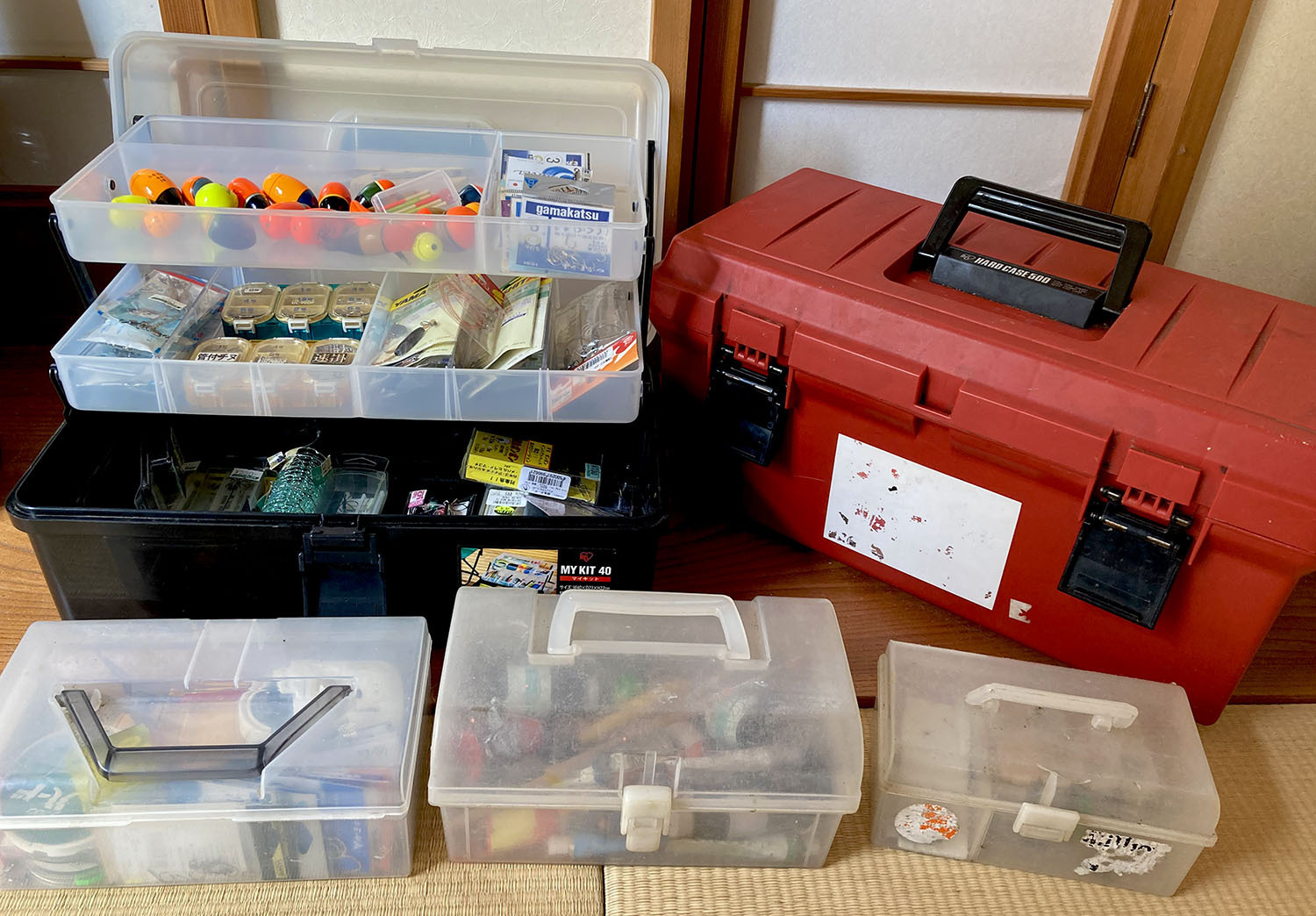 今日はタックルボックスの整理: ヒゲメバルの釣りブログ